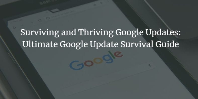 How to Survive (and Thrive) Google Updates: A Step-by-Step Guide